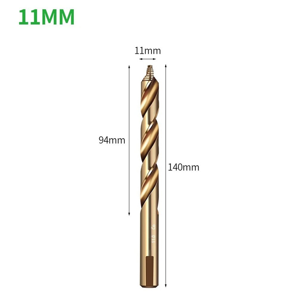 3-13mm Cobalt Straight Step Drill Bit Stainless Steel Hole Cutter Drill ...