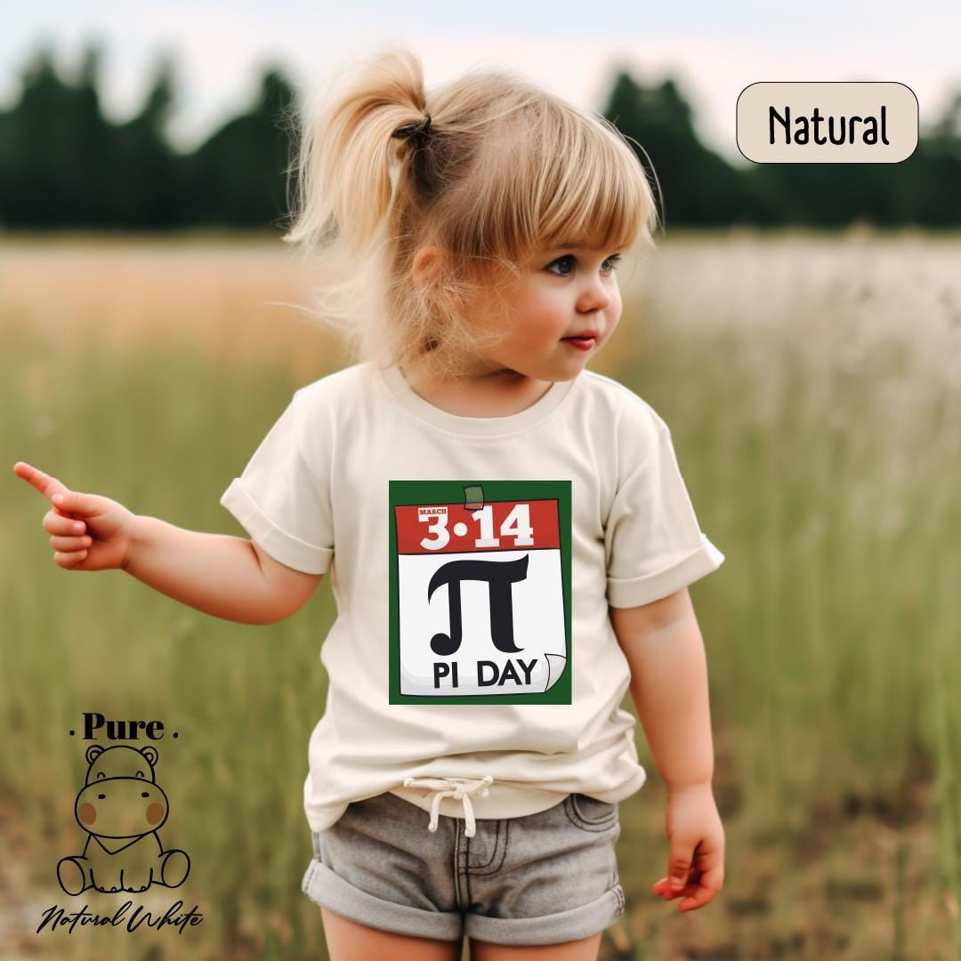3.14 Pi Day Gift Toddler Shirt, Pi Day Gifts, Pi Symbol Baby Kids Shirt ...