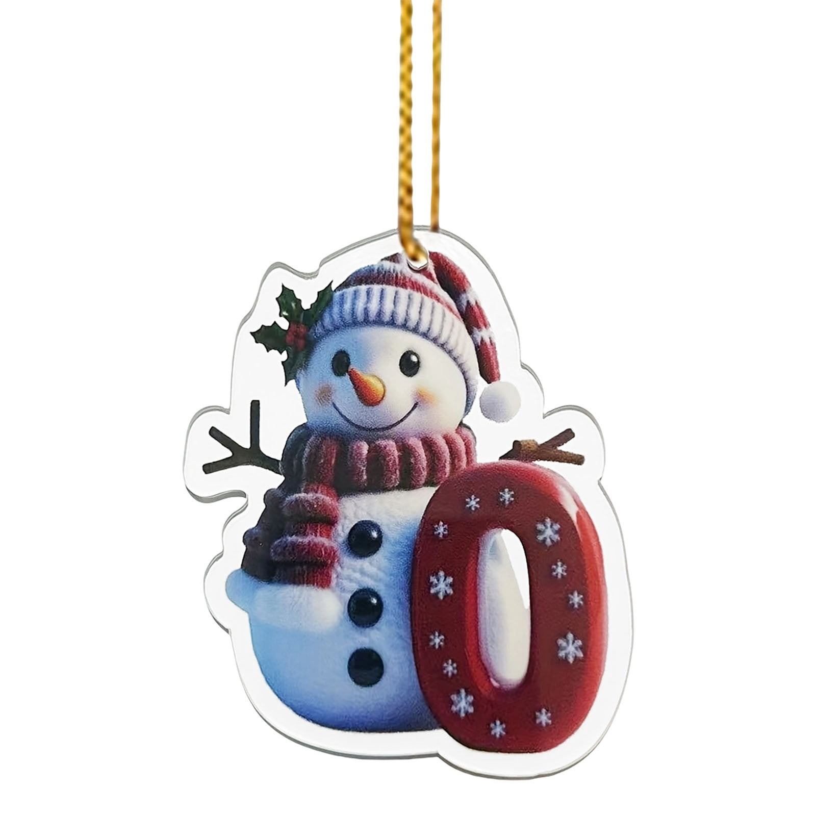 3.14 inch Christmas Letter Ornaments 2025 with Deer Pendant ...
