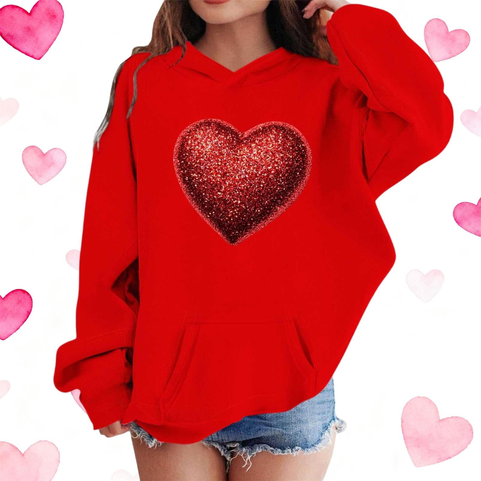 3-14Y Hoodie Sweatshirts for Girls - Soft Long Sleeve Pullover Stylish ...