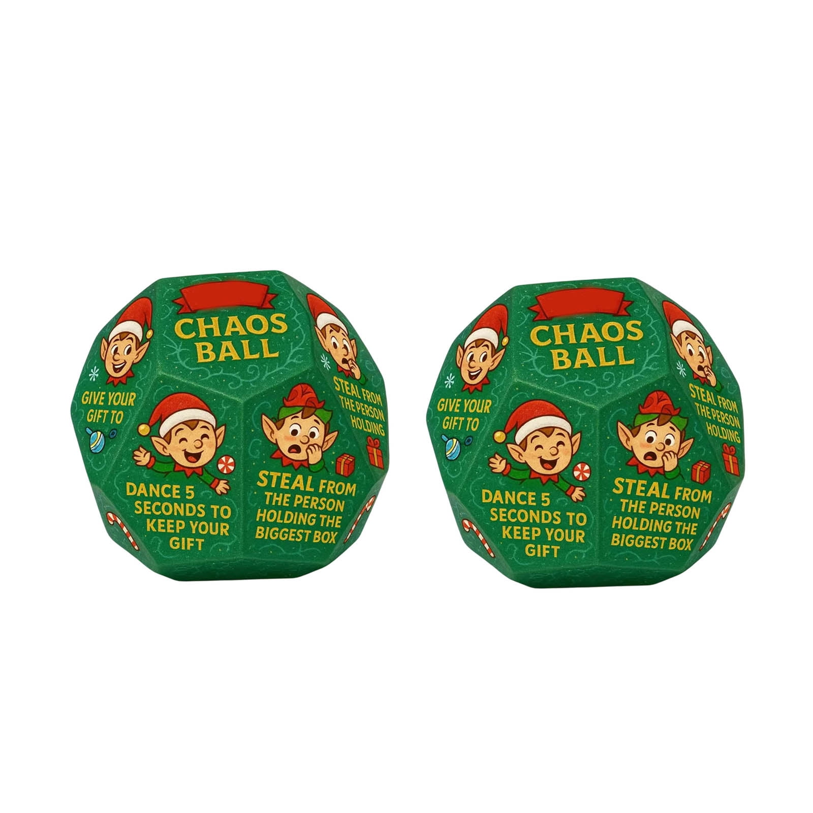 3.15" Dice Games – Christmas Gift Exchange Party Game Dice, Holiday ...