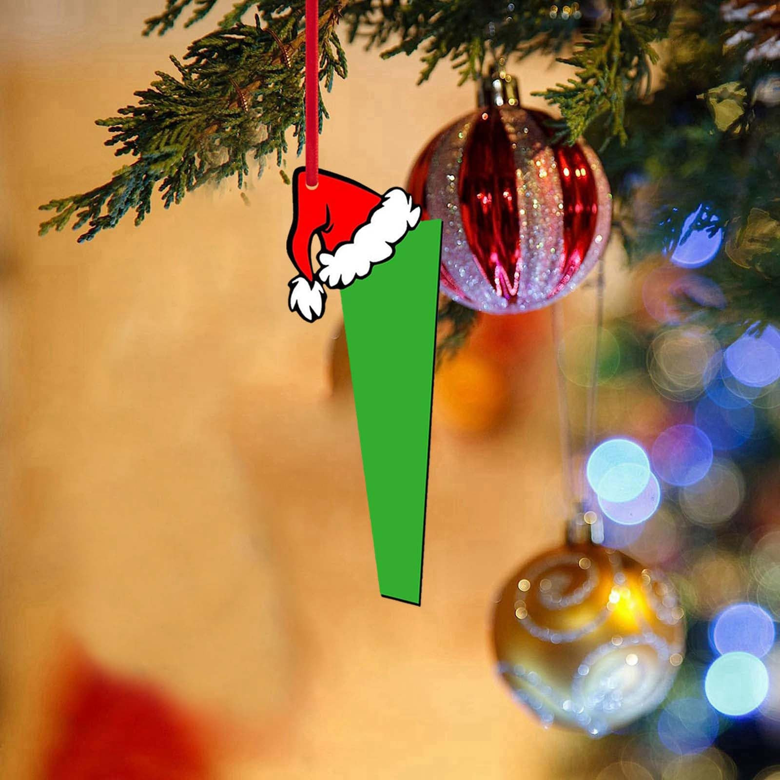 3.15 Inch Christmas Acrylic Letters Decorations, Double Side Printed 2D ...