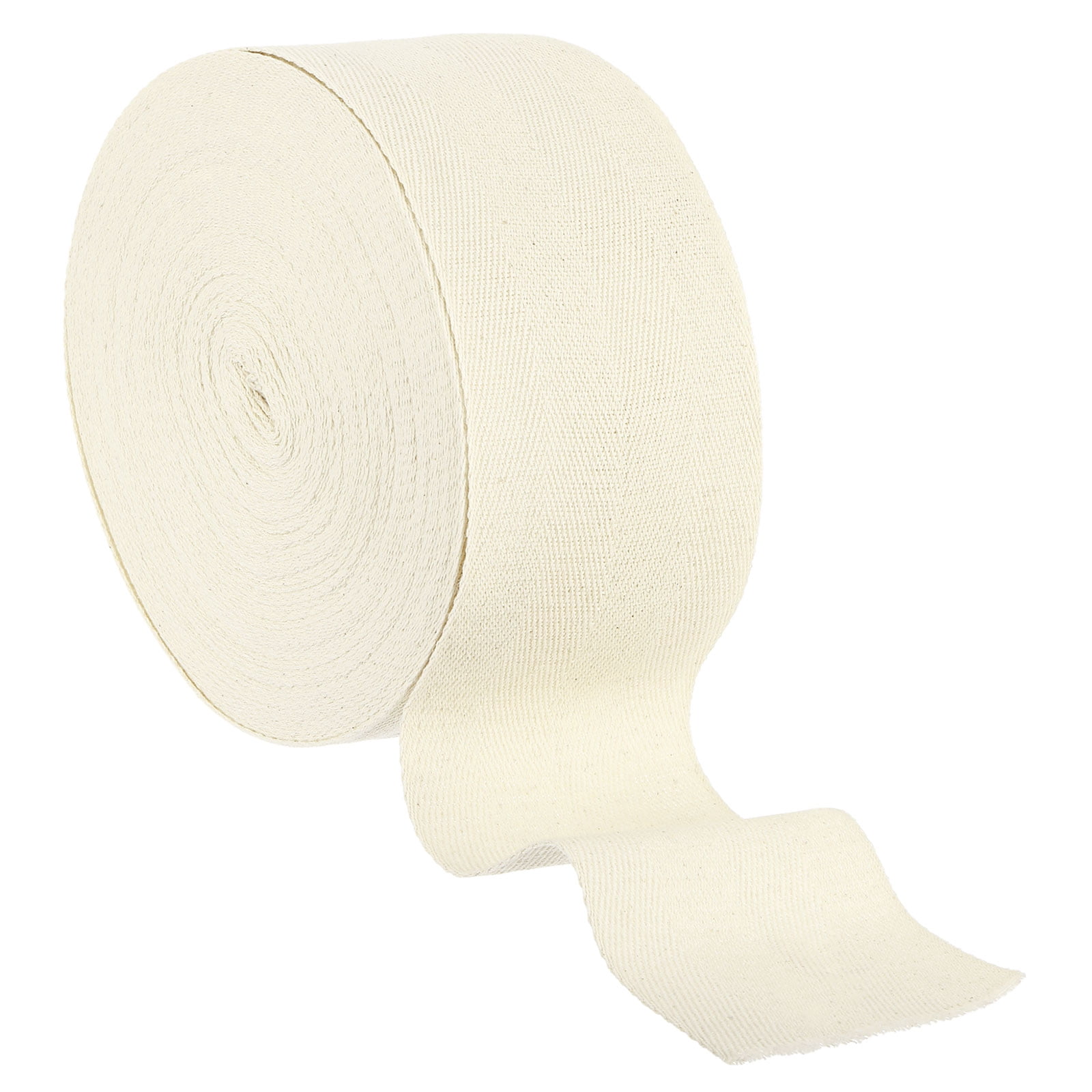 3.15 Inch Cotton Twill Tape Ribbon, 22 Yards Roll Herringbone Webbing ...