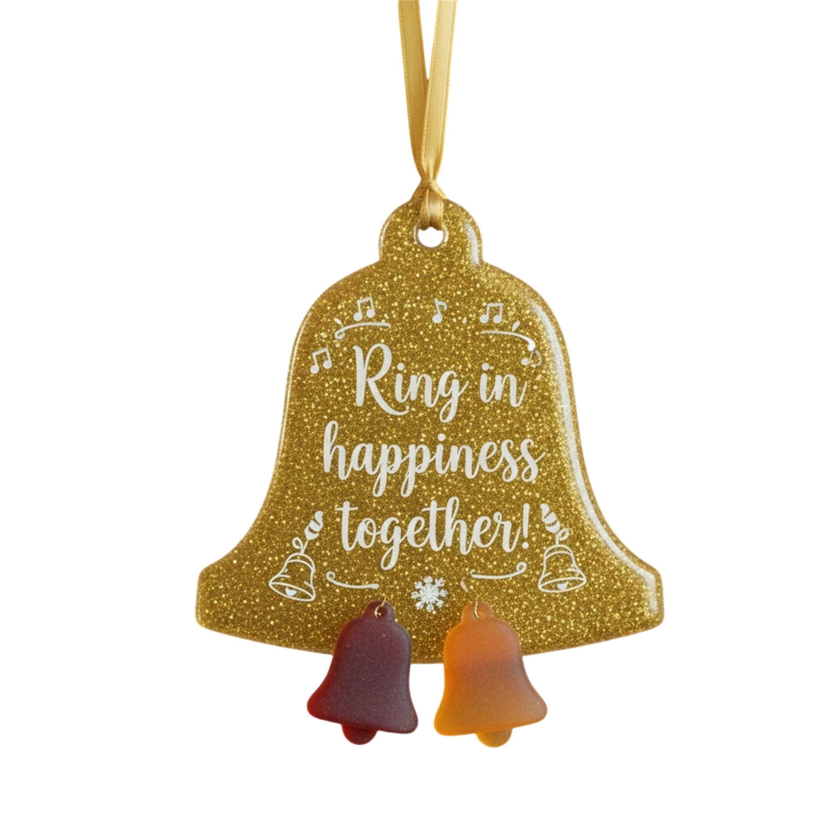 3.15 Inch Friendship Joys Acrylic Sea Glass Ornaments - Festive Themed ...