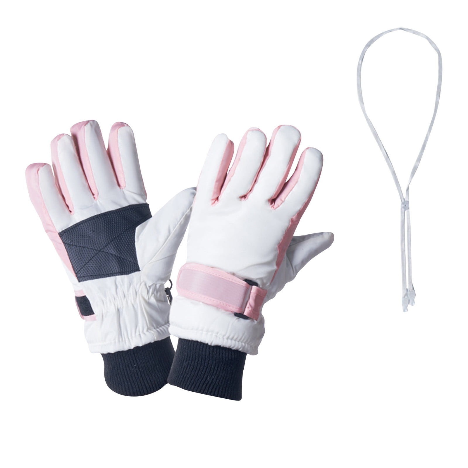 3-15 Years Kids Warm Gloves Winter Waterproof Snow Gloves for Ourdoor ...