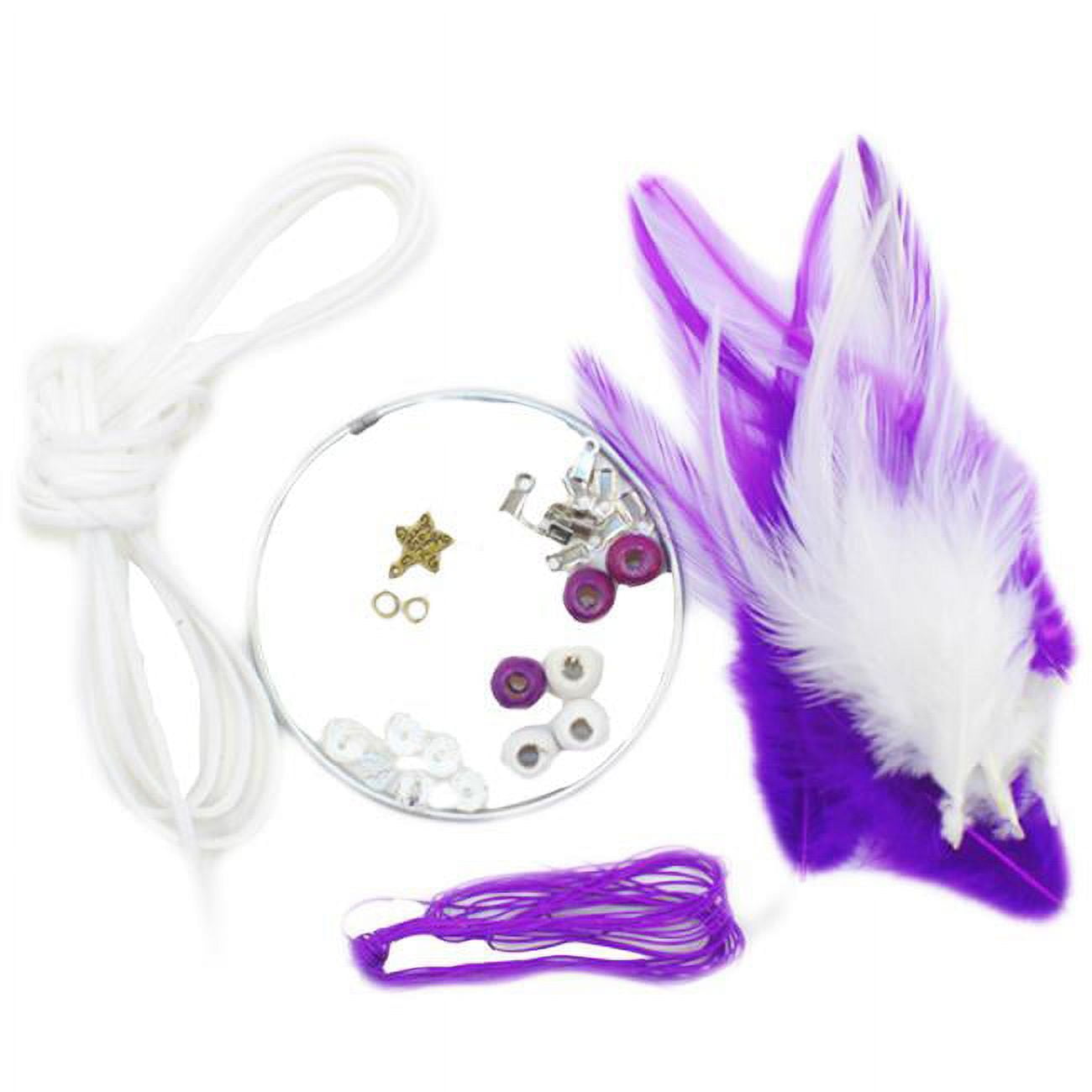 3.15 in. DIY Dream Catcher Craft Kit for Have A Good Dream, Multi Color ...