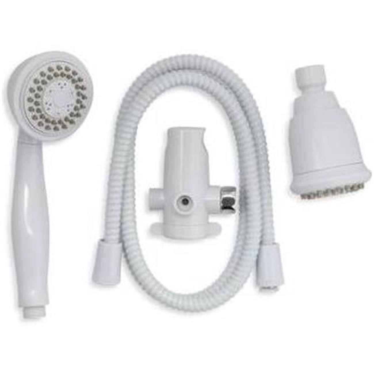 3.15 in. Hand Held Head Shower Kit - White - Walmart.com