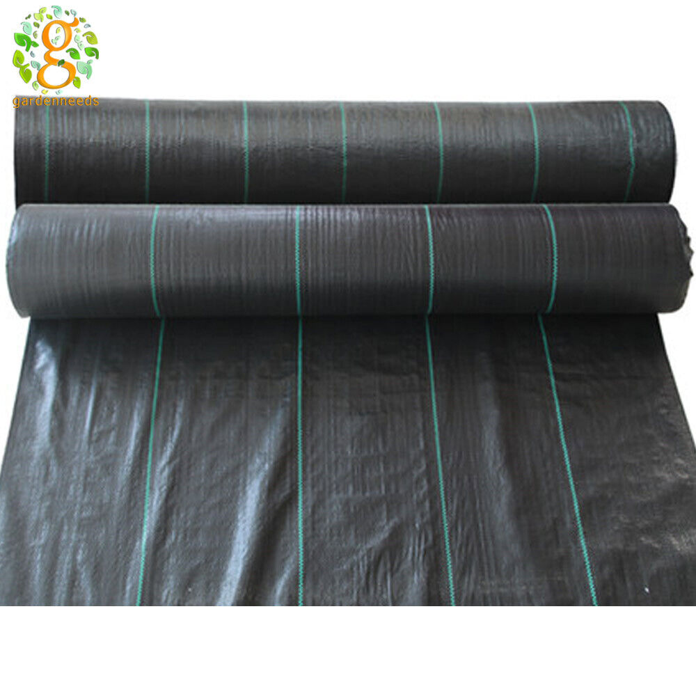 3 × 150 Feet Weed Cover Versatile Weed Barrier Fabric Woven Ground ...
