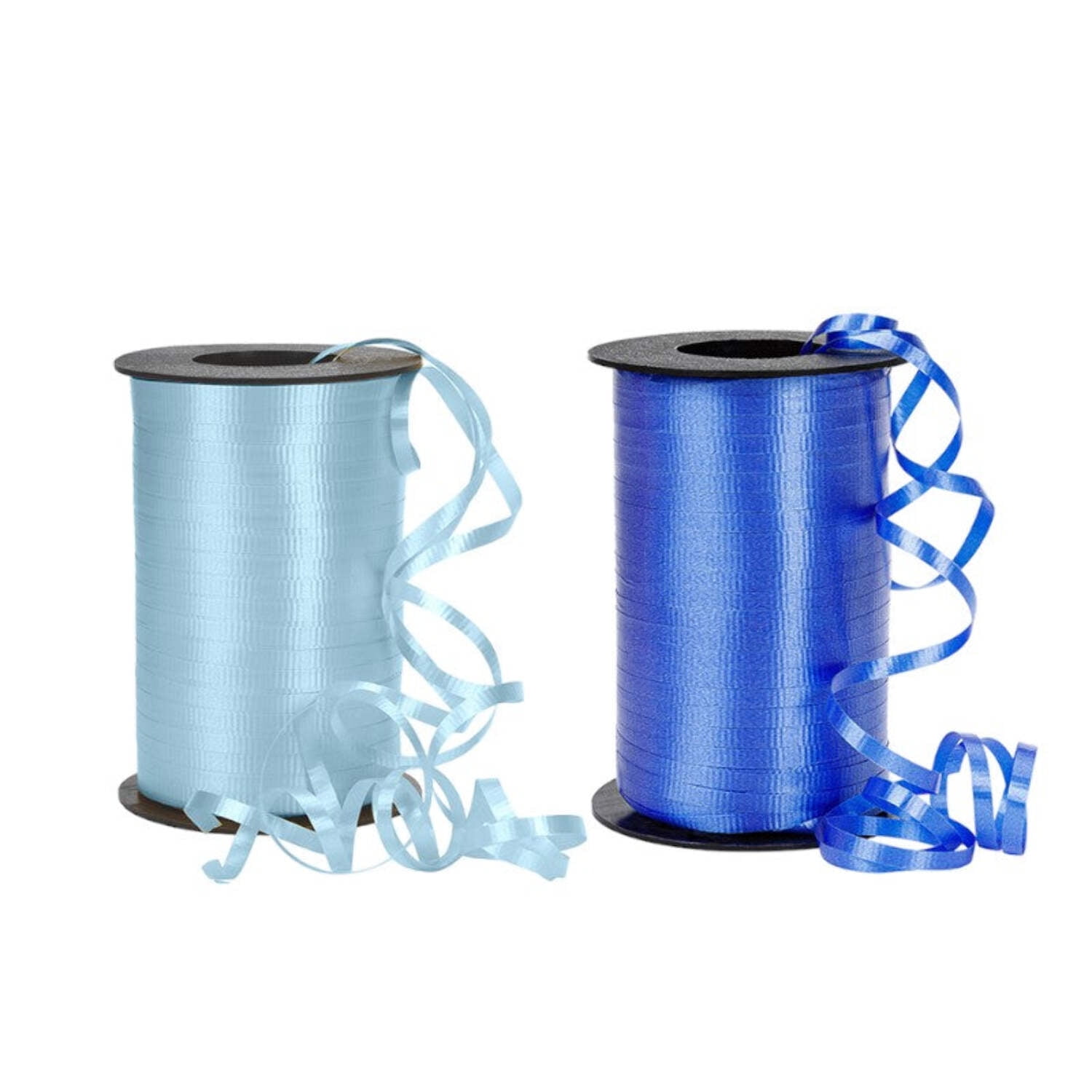 3/16" Crimped Curling Ribbon Bundle | Lt Blue/Royal | 2 - 500 Yard ...