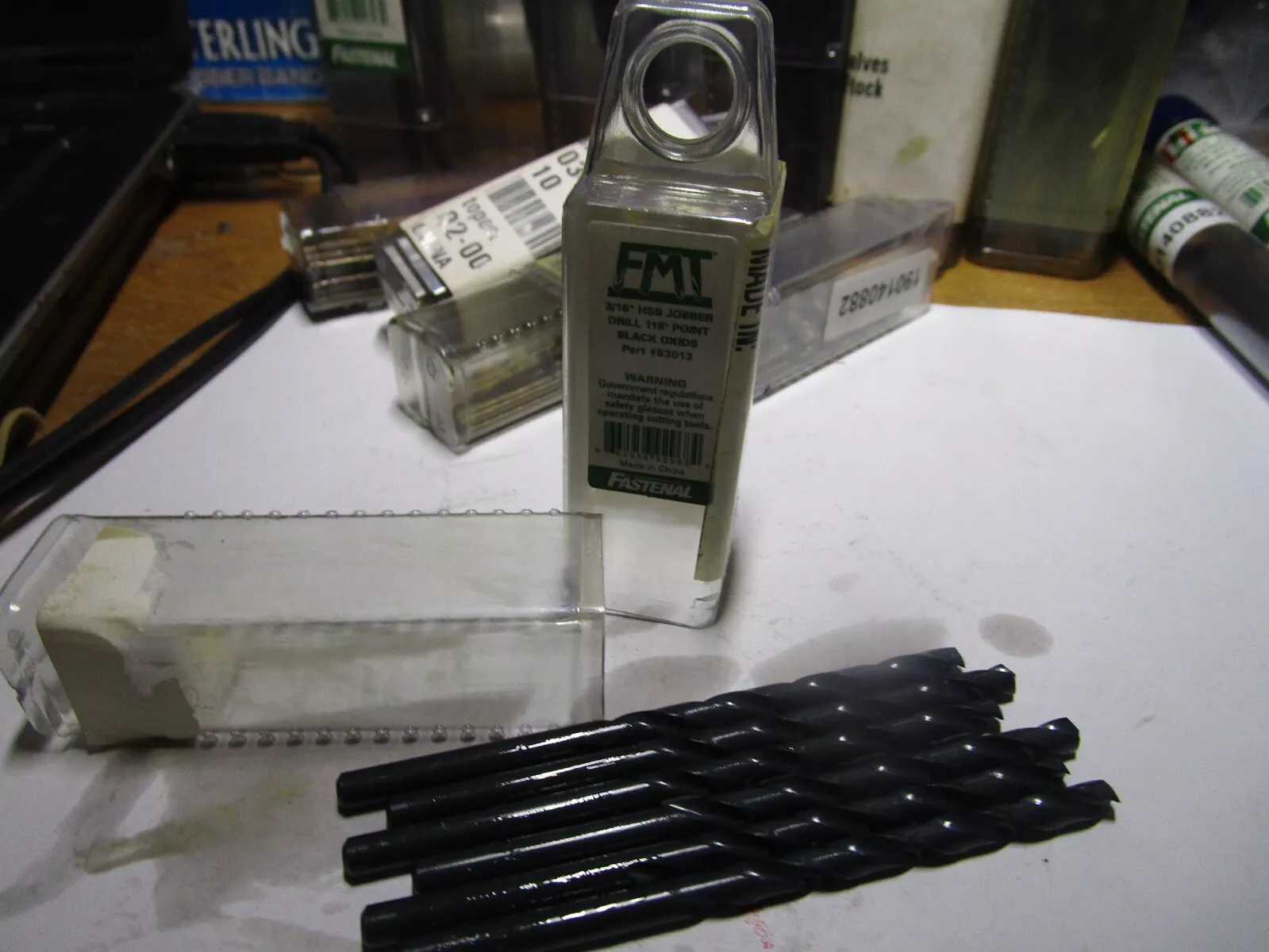 3/16" Hss 118° Black Oxide Finish Fmt® Jobber Drill Bit Qty 6 - Walmart.com