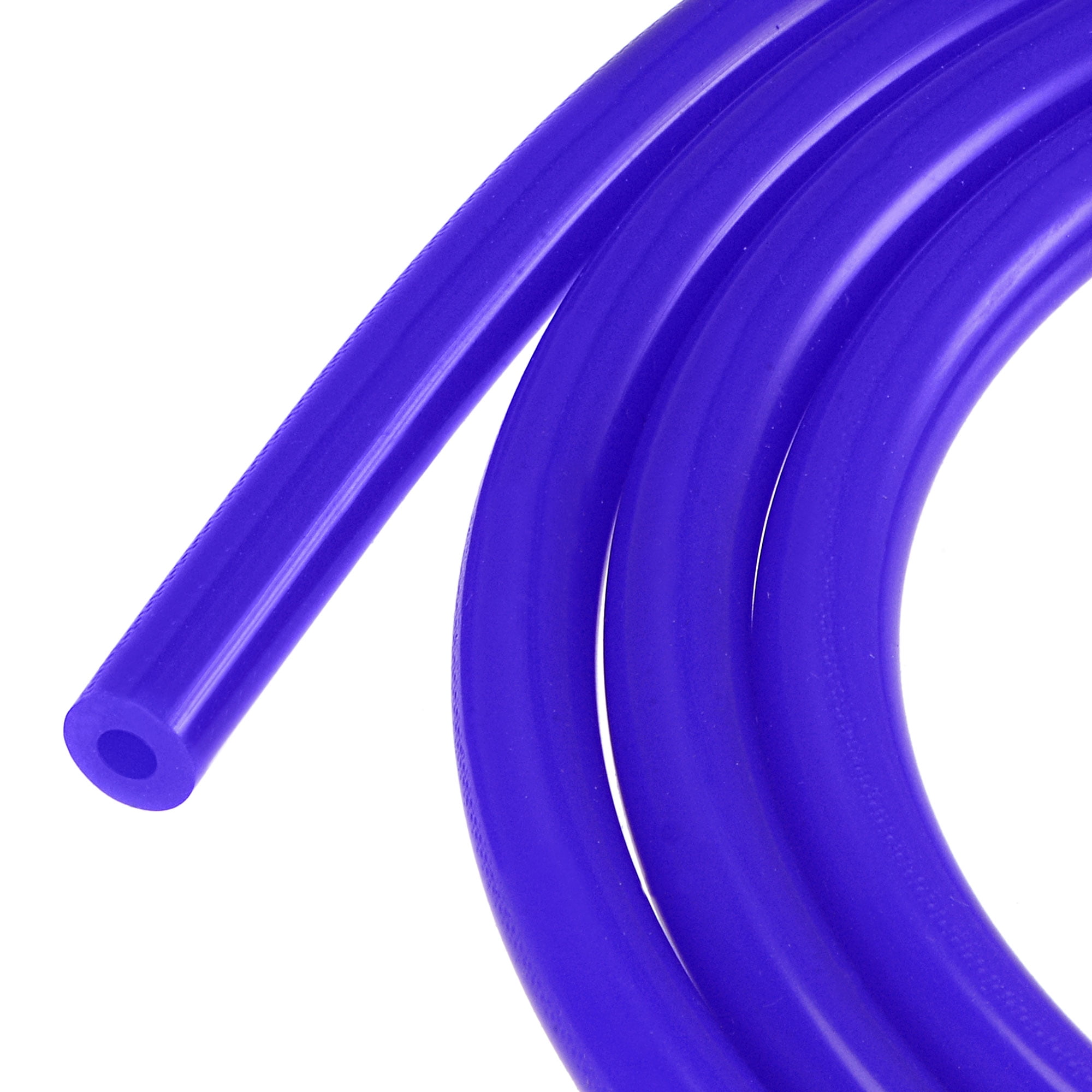 3/16" ID 1/8" Wall Thick 10ft Blue Vacuum Silicone Tubing Hose High ...