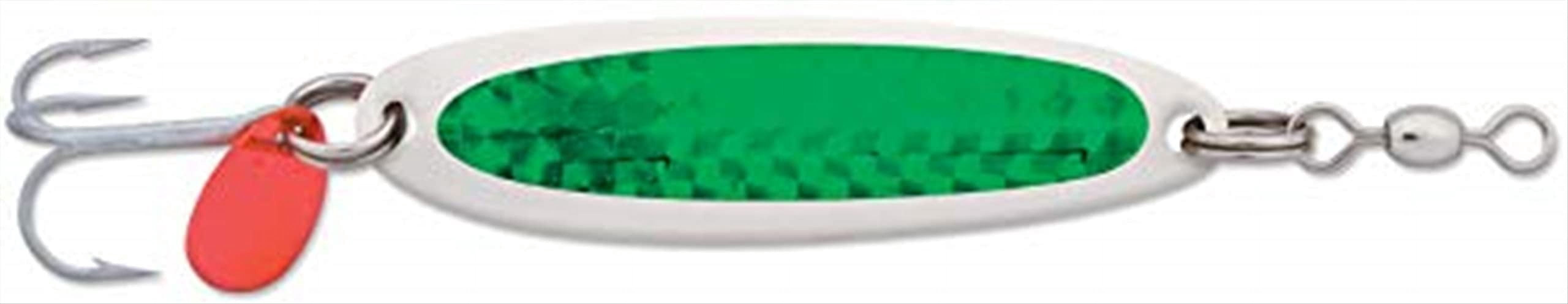 3/16 Krocodile Treble Hook Chrome/Green Prism-Lite - Walmart.com