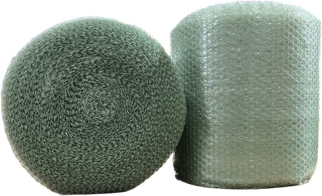 3/16" Small Bubble Cushioning Wrap Recycled Roll 250' x 12" 250FT Perf ...