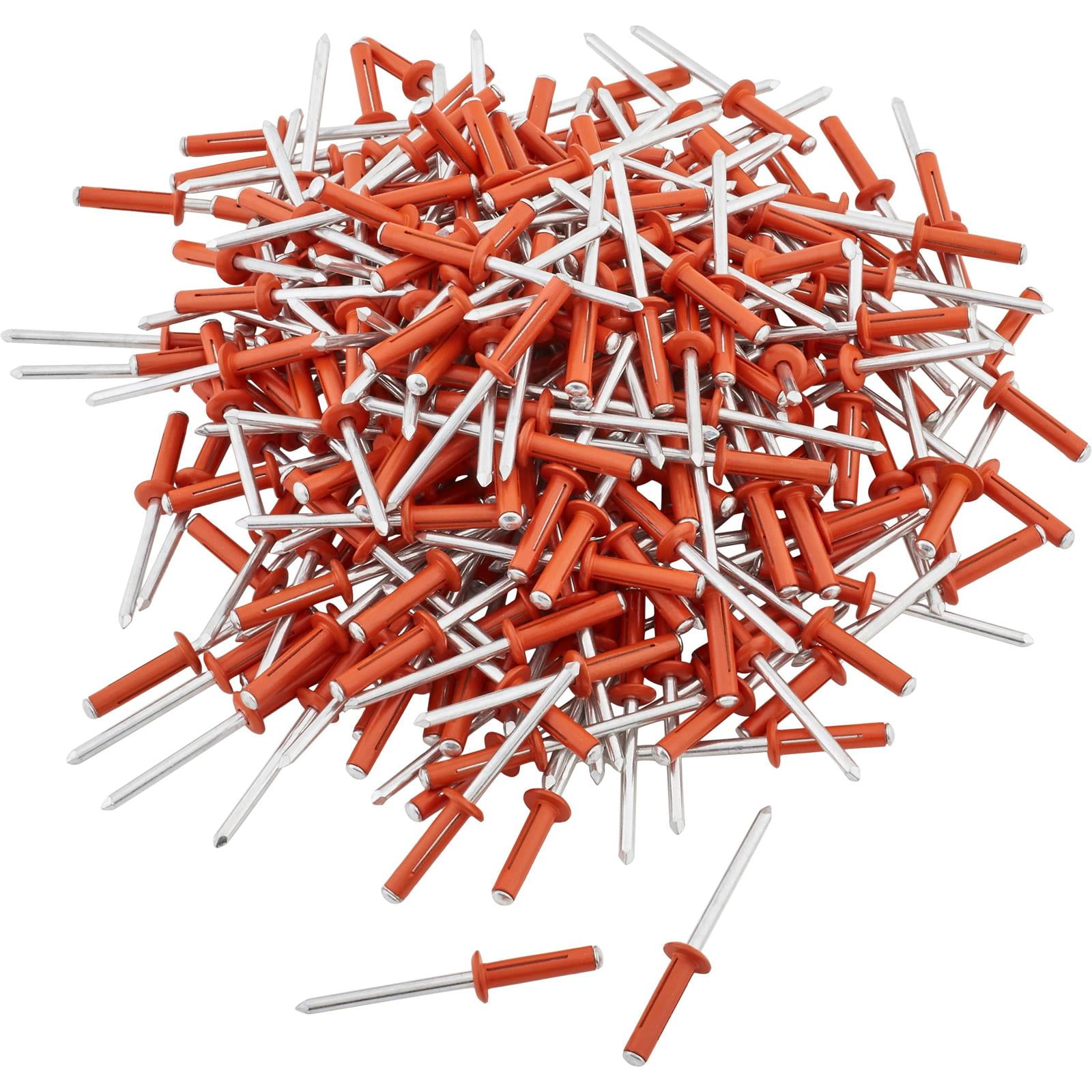 3/16 Small Head Aluminum Exploding Rivets Box/250, Orange - Walmart.com