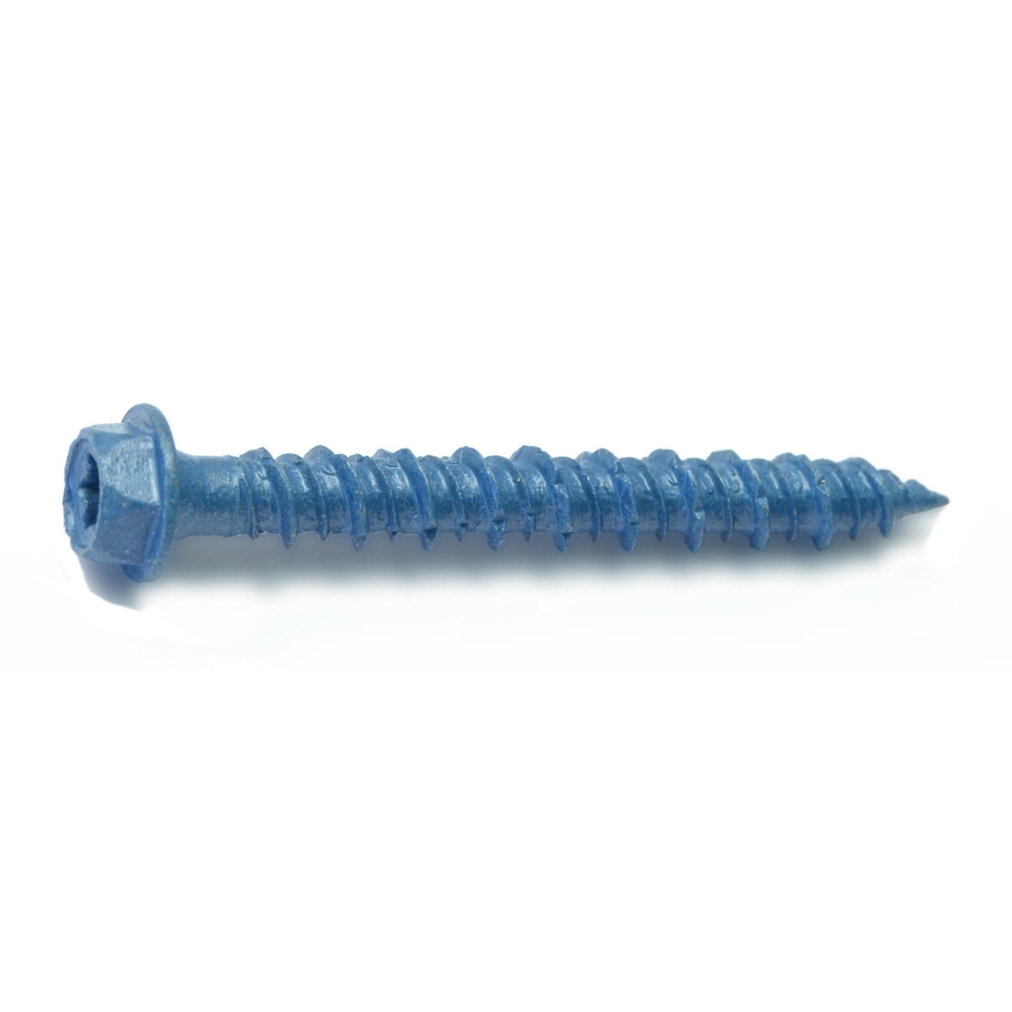 3/16" x 1-3/4" Blue Ruspert Coated Steel Star Drive Hex Washer Head ...