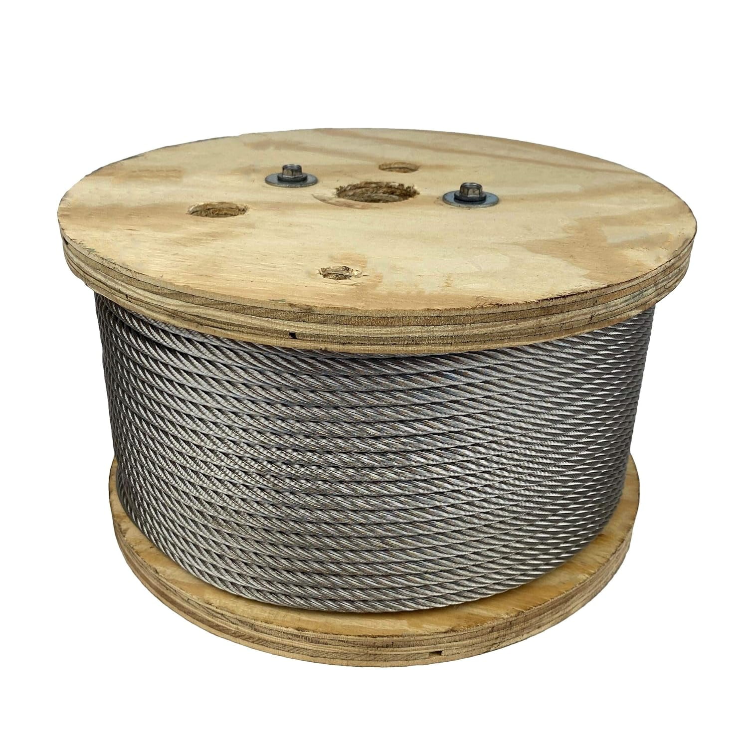 3/16" x 100' 7x19 Galvanized Wire Rope (MBL: 4,200 lbs.) - Walmart.com