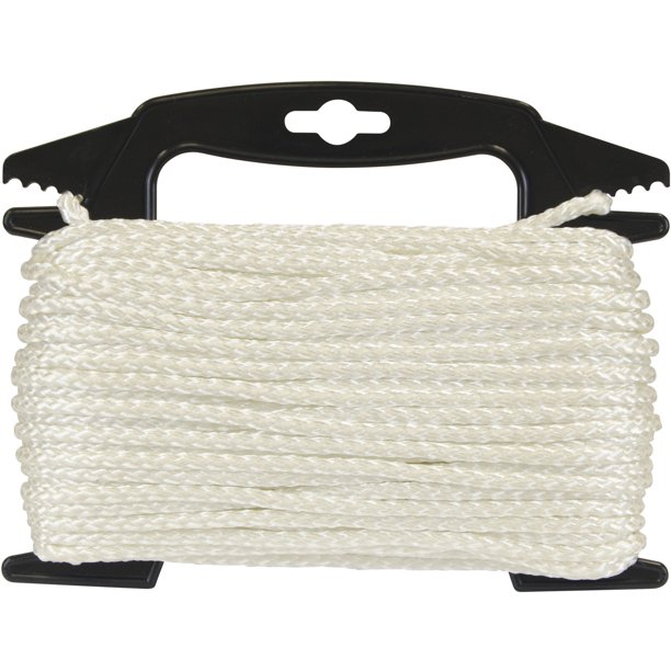 3/16" x 100' Nylon Diamond Braided Rope - Walmart.com