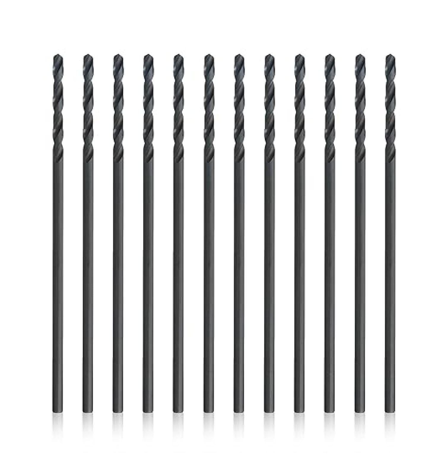 3/16" x 12" High Speed Steel Aircraft Extension Drill Bit (Pack of 12 ...