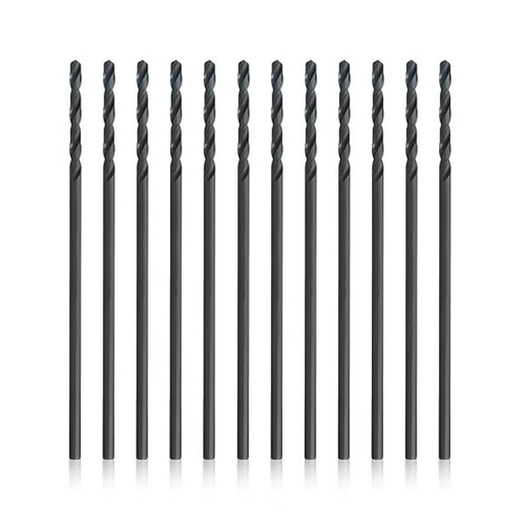 3/16" x 12" High Speed Steel Aircraft Extension Drill Bit (Pack of 12 ...
