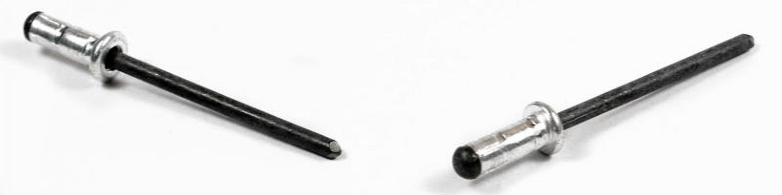 3/16" x .187"-.437" Dome Head Multi-Grip Rivets / Aluminum Body / Steel ...