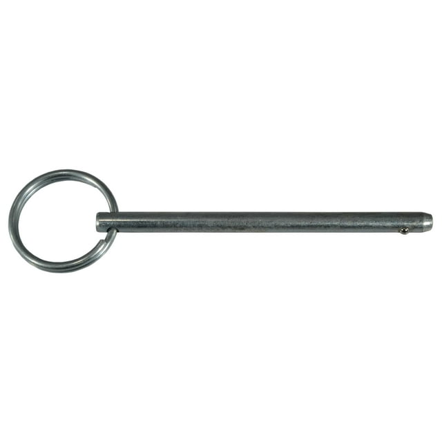 3/16" x 2-1/2" Zinc Plated Steel Cotterless Hitch Pins for Trailer (6 ...