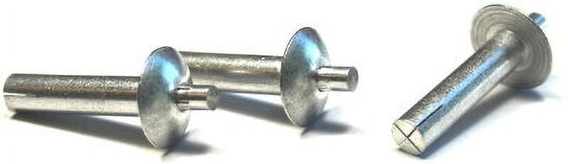 3/16" x 7/16" Brazier Head Drive Pin Rivets / All Aluminum - 1000 Piece ...