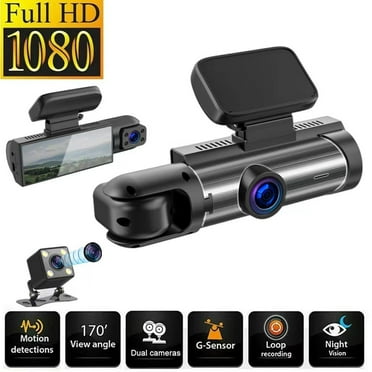 3.16In Car Dash Cam For Night Vision Dvr Dual Lens Camera Driving ...