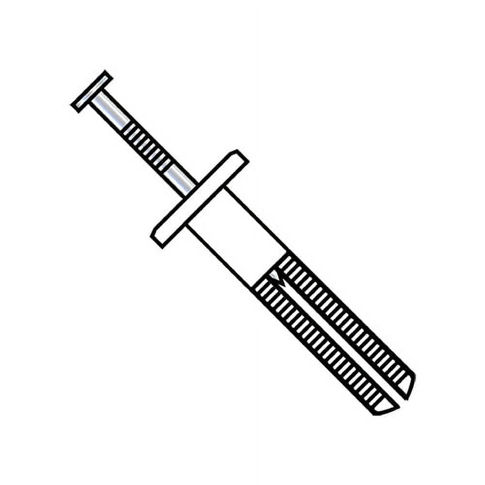 3/16X1 Round Head Nail In Anchor Nylon (Pack Qty 100) BC-1016ANR ...