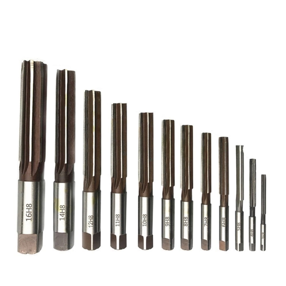 3-16mm HSS Hand Reamer Set Precision H8 Straight-shank Chucking ...