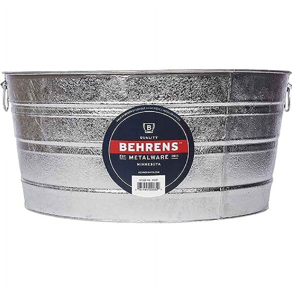 3 17-Gallon Round Steel Tub - Walmart.com