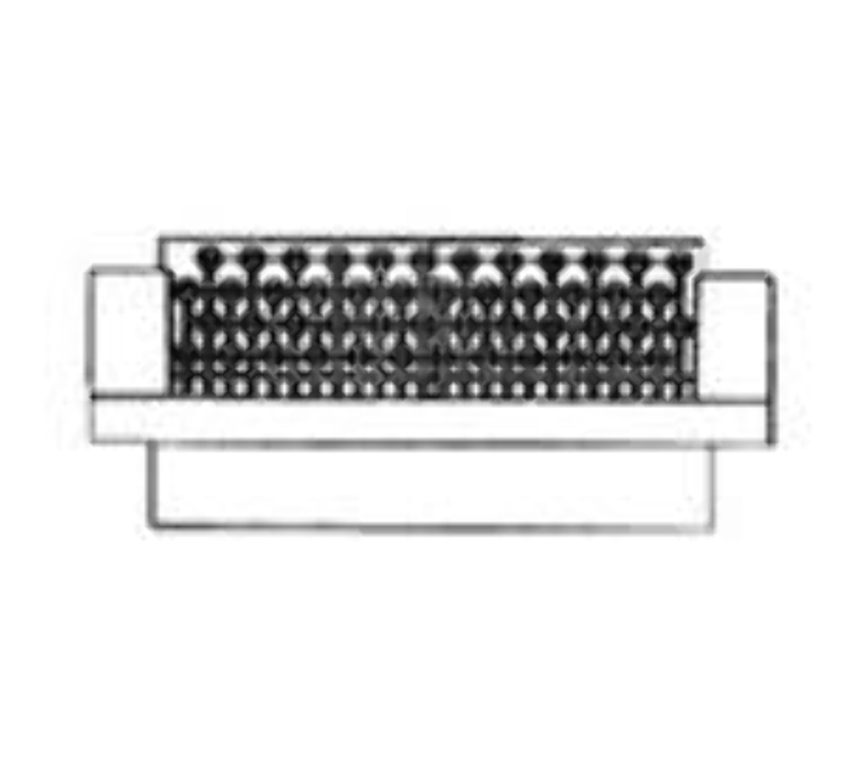 3-174682-7 Connector D-Type 68 Position Plug RA Kinked Pin Through Hole ...