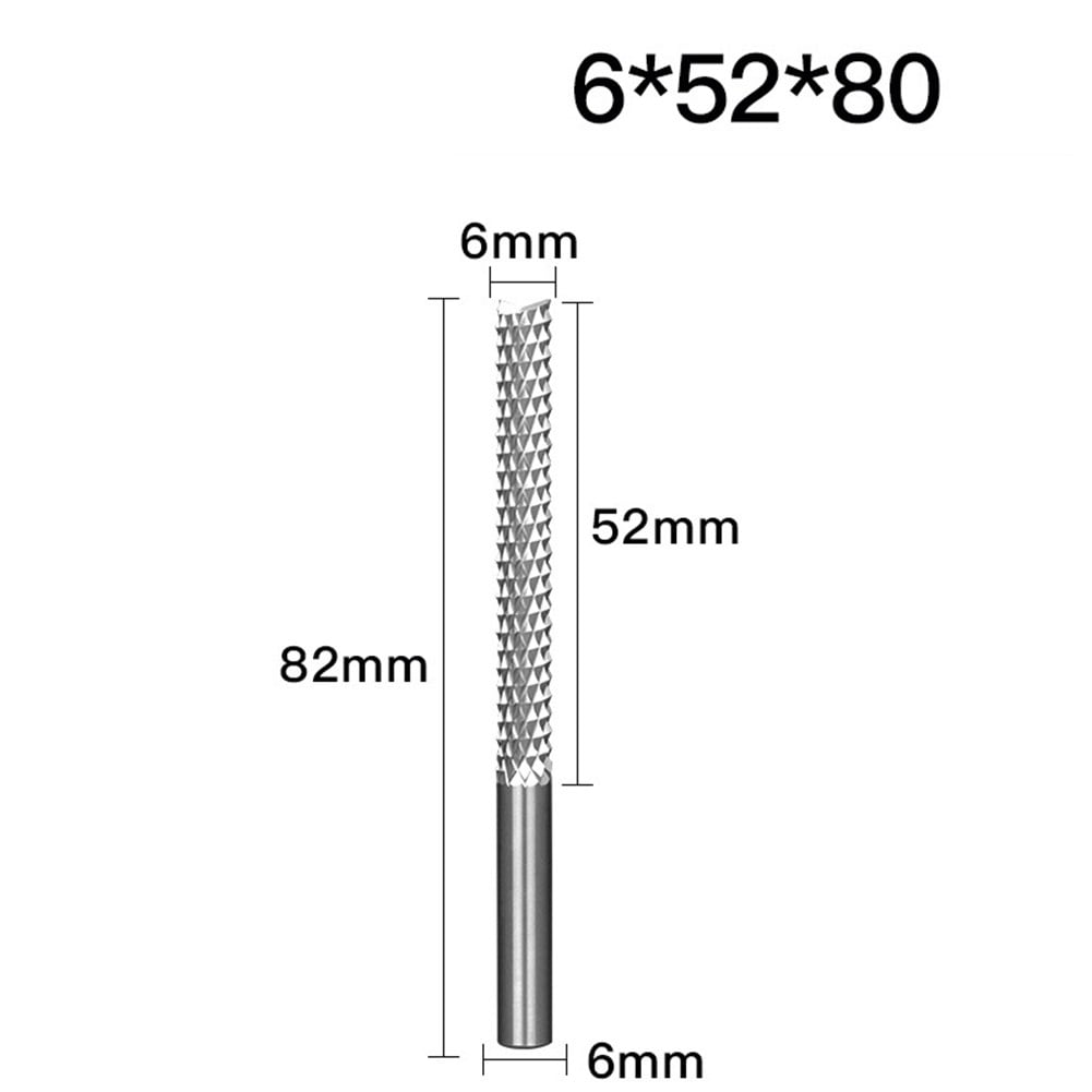 3.175/4/6mm Carbide Tungsten Milling Cutter CNC Router Bits Engraving ...
