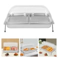 3.17Qt Food Serving Display Tray with Reusable Ice Box & Lid, Buffet ...
