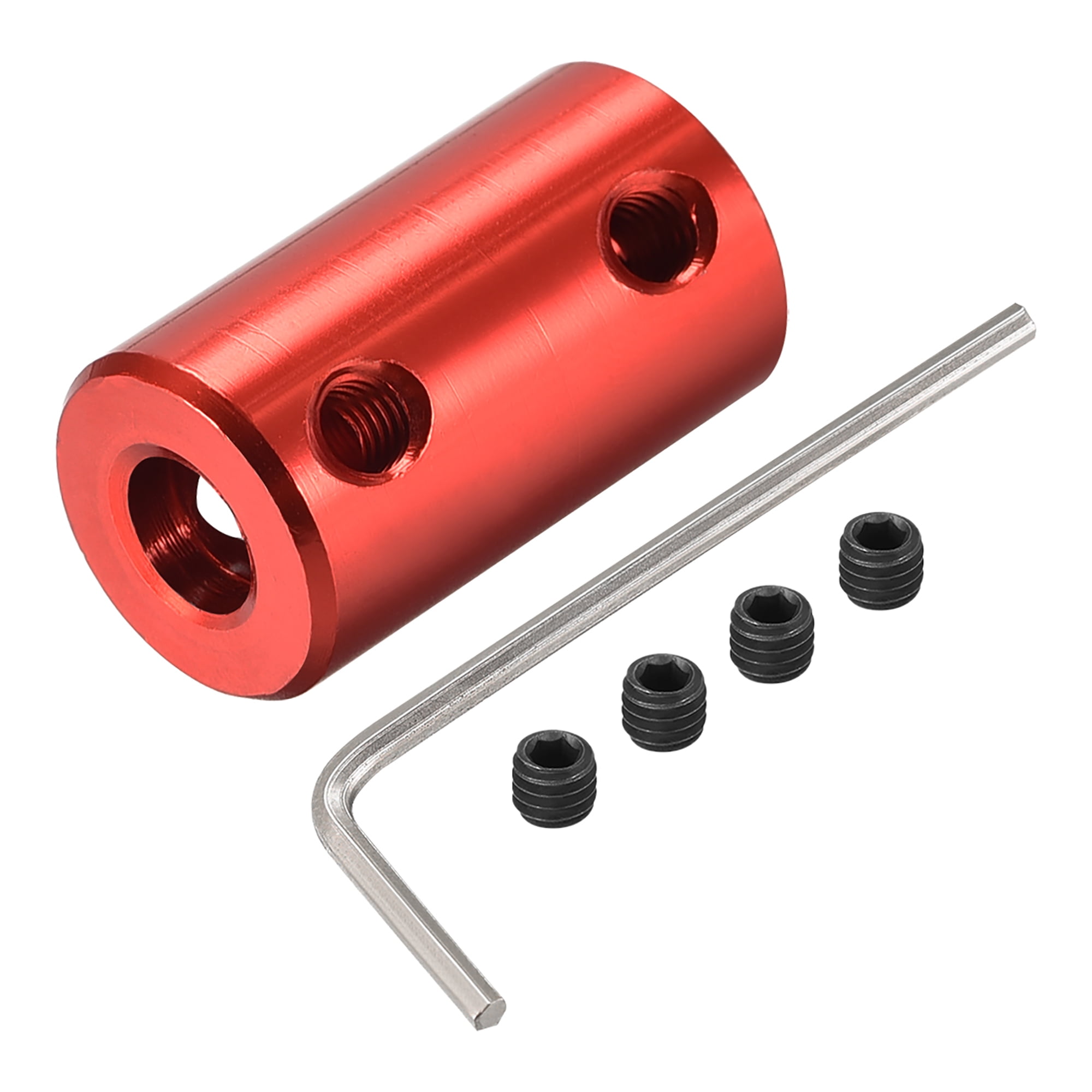 3.17mm to 6mm Bore Rigid Coupling 25mm Length 14mm Diameter Aluminum ...