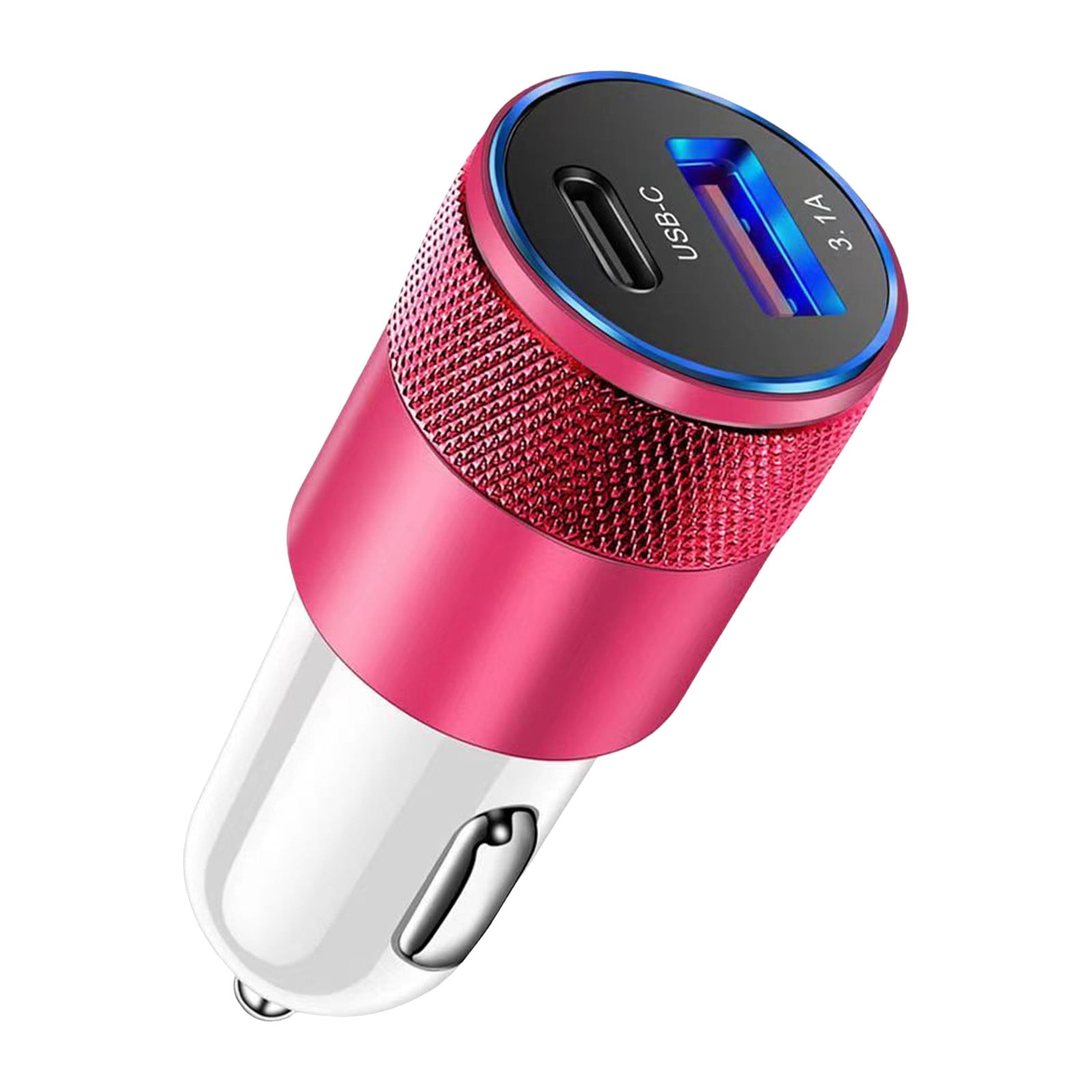 3.1A USB-C PD Rapid Car Charger, Aluminum Steel Design, Fast Charging ...
