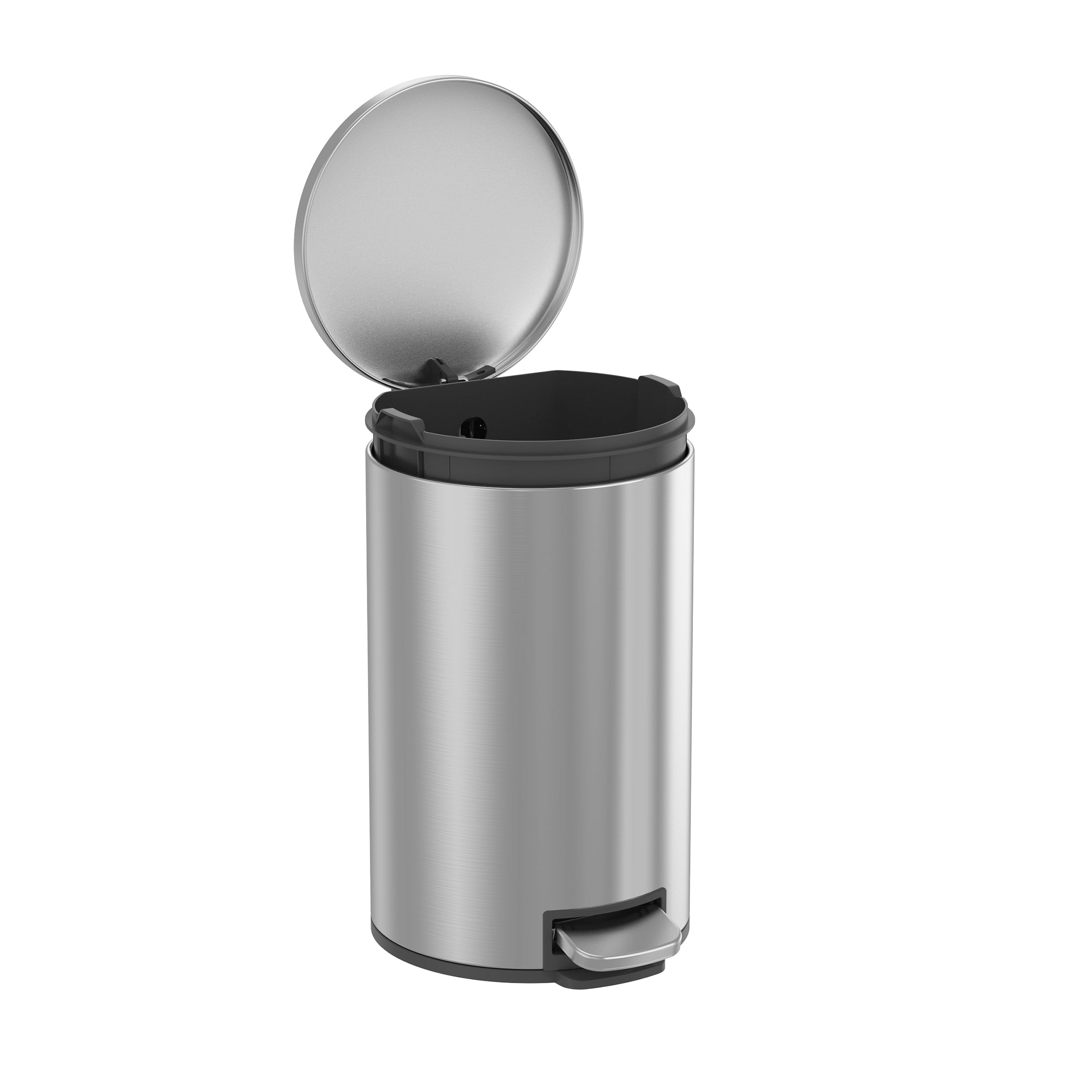 Better Homes & Gardens Bathroom Trash Can, 3.1 Gallon Small Stainless ...