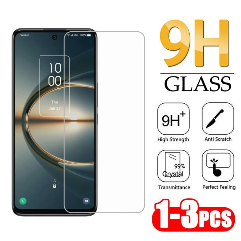 3-1PC Protective Glass on TCL 30 20 5G SE Tempered Glass on Cristal ...