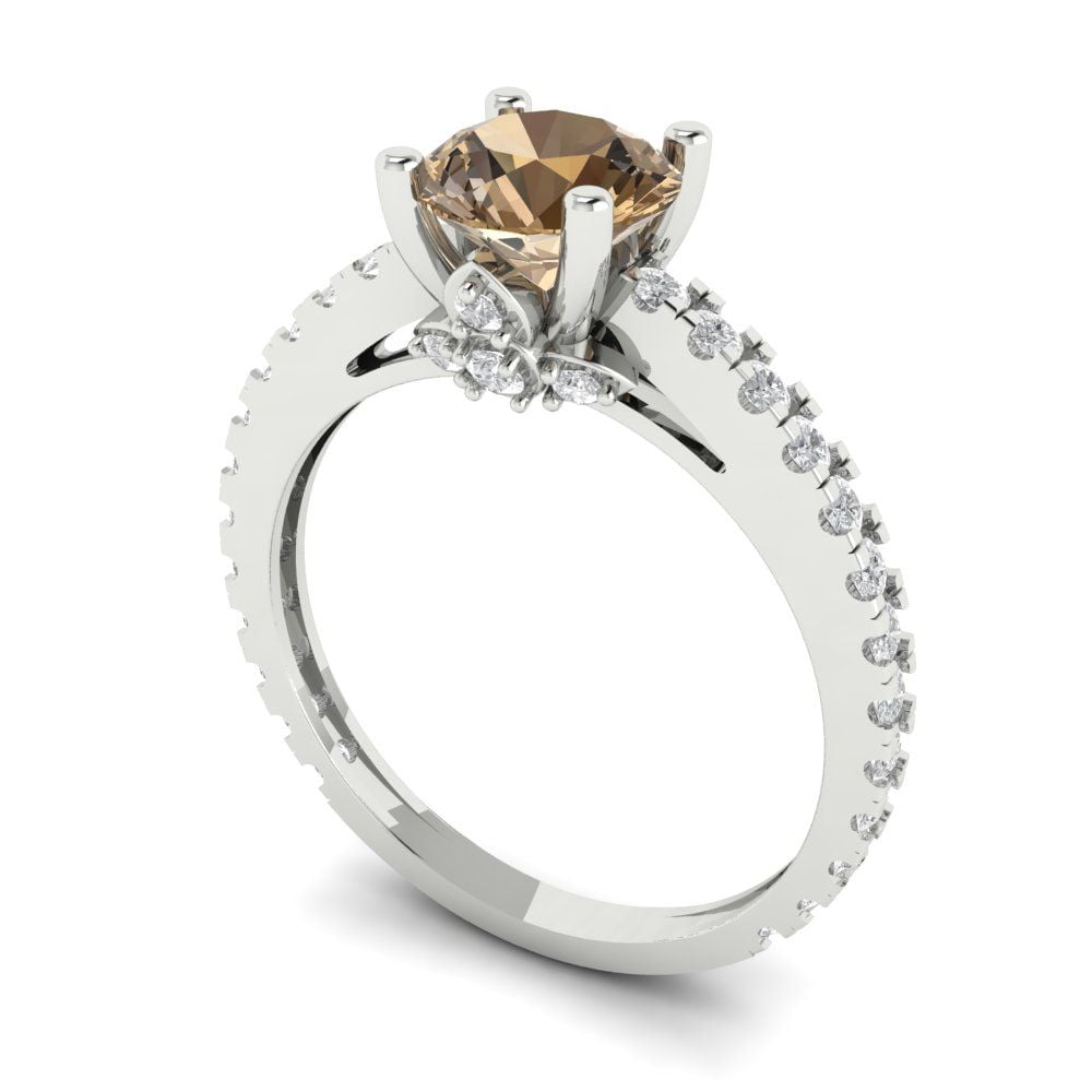 3.1ct Princess Cut Green Crystal 18k Yellow Gold Engraving Statement ...