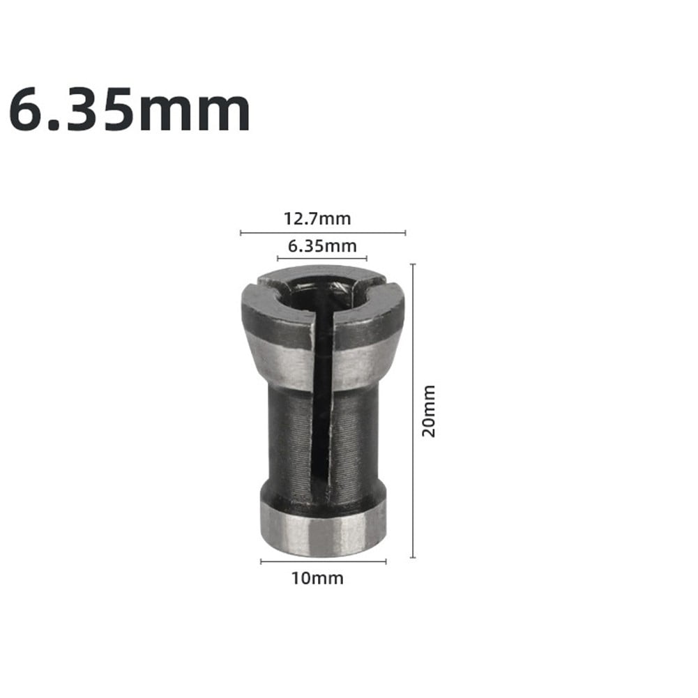 3/1pcs 6/6.35/8mm Collet Chuck Adapter Engraving Trimming Machine ...