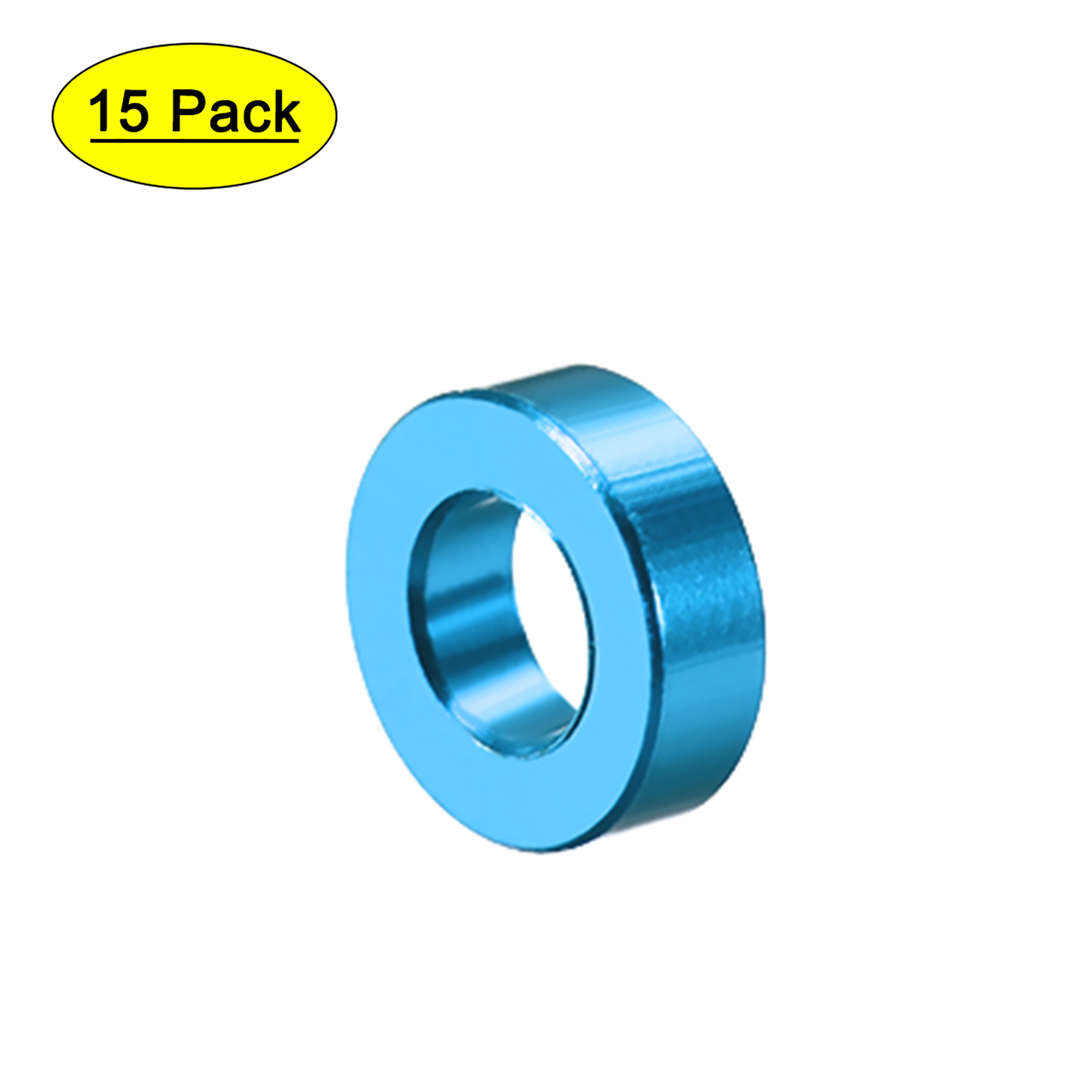3.1x6x2mm(IDxODxH) Aqua Blue Round Aluminum Standoff Column Spacer for ...
