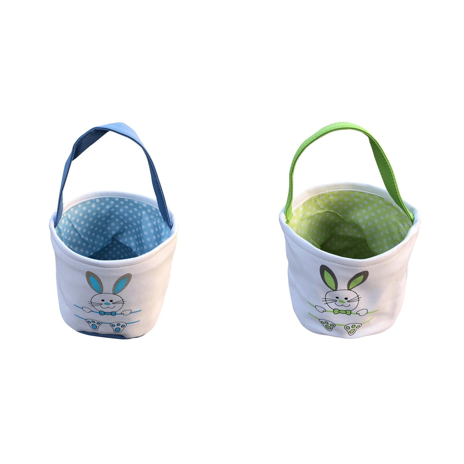 3/2/1 Pieces Easter Canvas Tote Bags Bunny Gift Bags With Handles ...