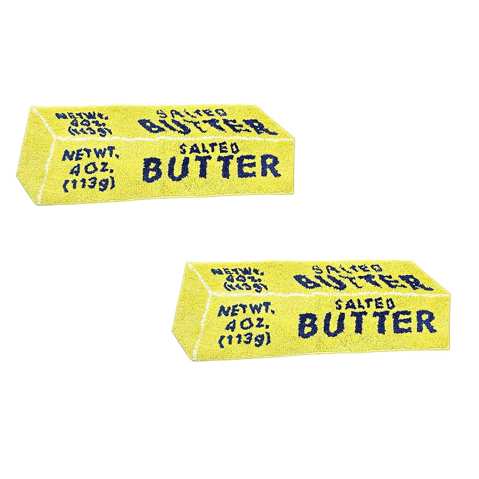 3/2/1PCS Butter Rug Butter Block Door Mat Welcome Floor Mat Butter ...