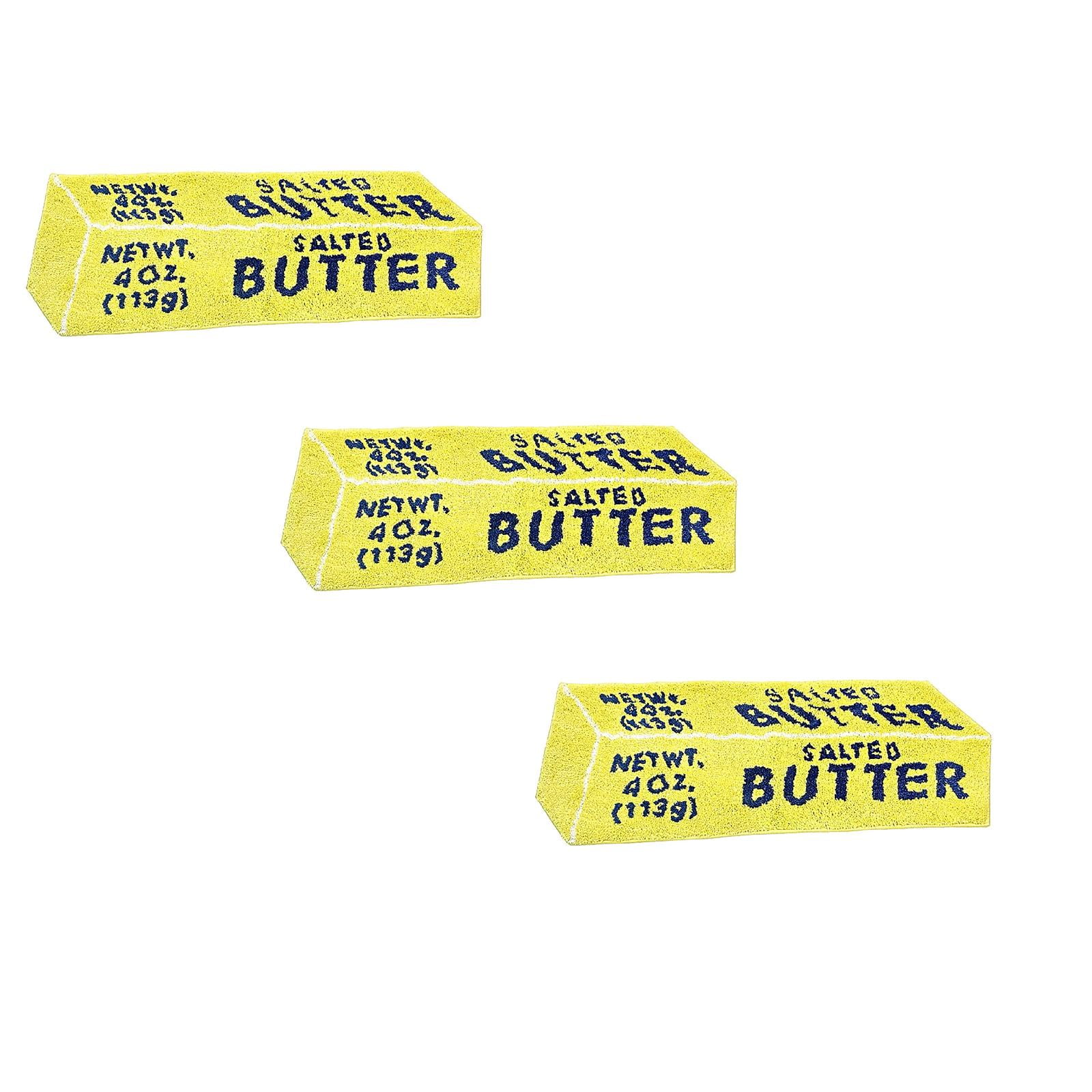 3/2/1PCS Butter Rug Butter Block Door Mat Welcome Floor Mat Butter ...