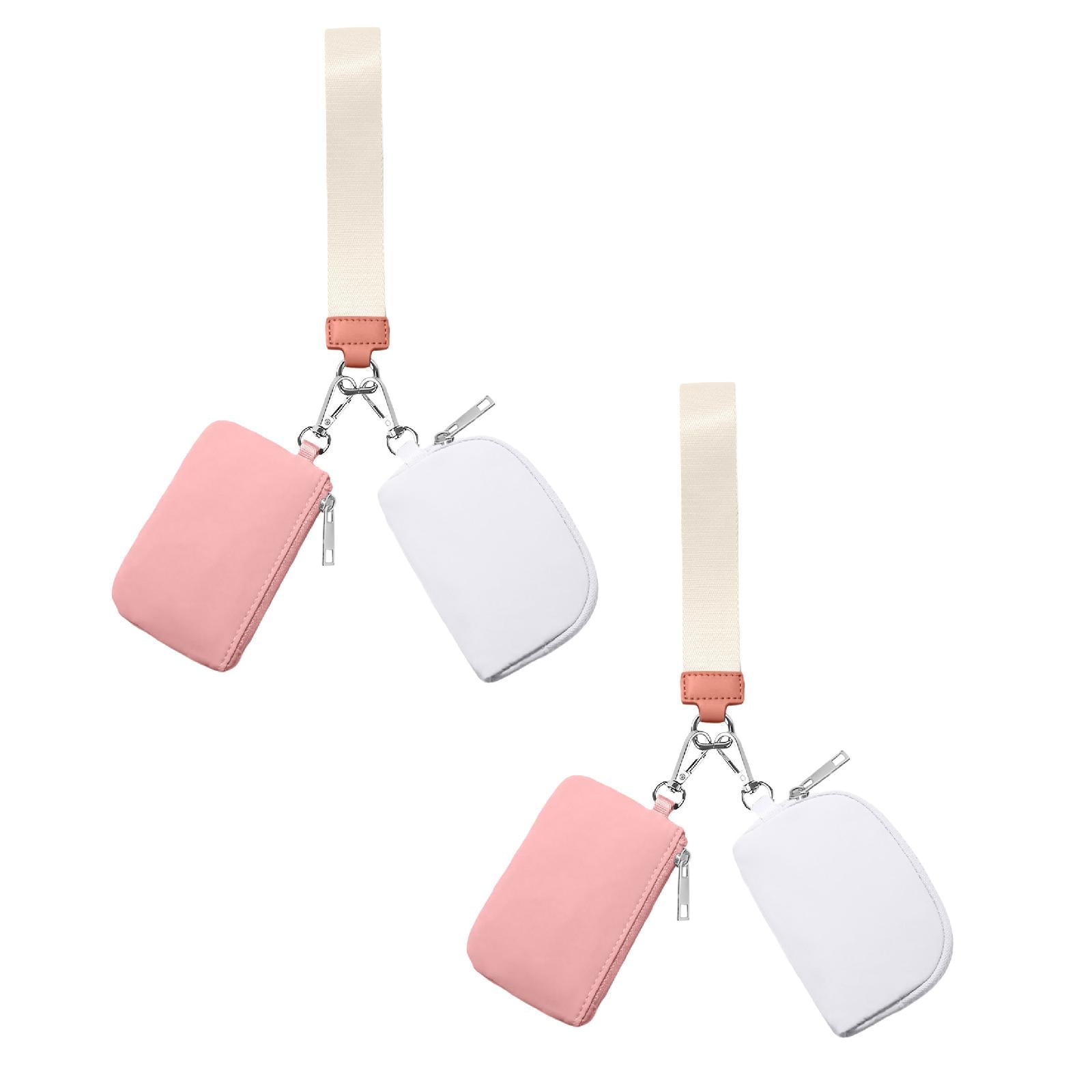 3/2/1PCS Keychain Wallet Mini Zip Around Wristlet Wallets For Women ...