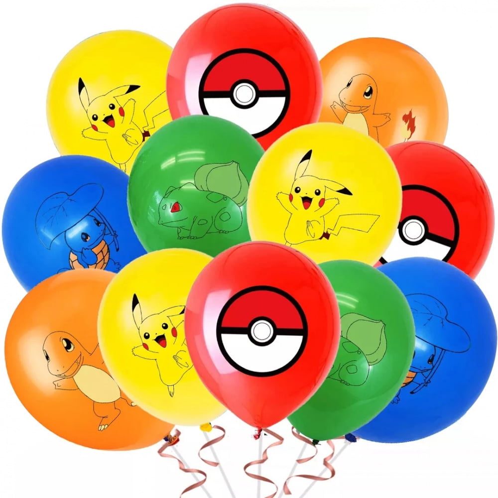 3/2/1Pack pokemon Latex Balloons Birthday Party Supplies Cartoon ...