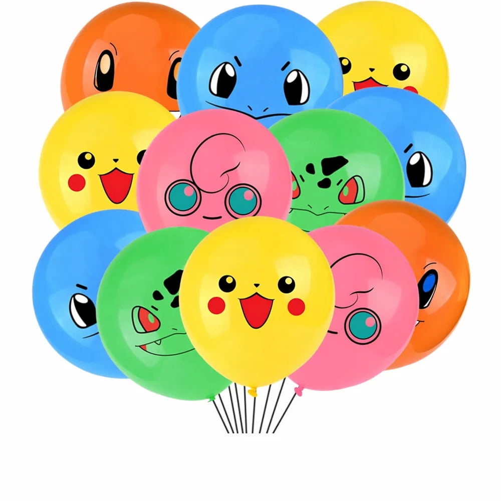 3/2/1Pack pokemon Latex Balloons Birthday Party Supplies Cartoon ...