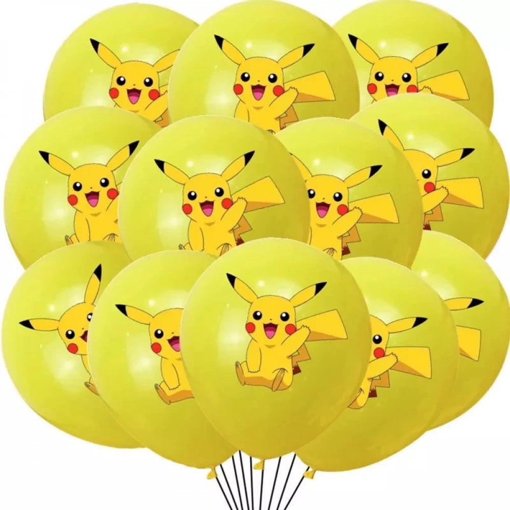 3/2/1Pack pokemon Latex Balloons Birthday Party Supplies Cartoon ...