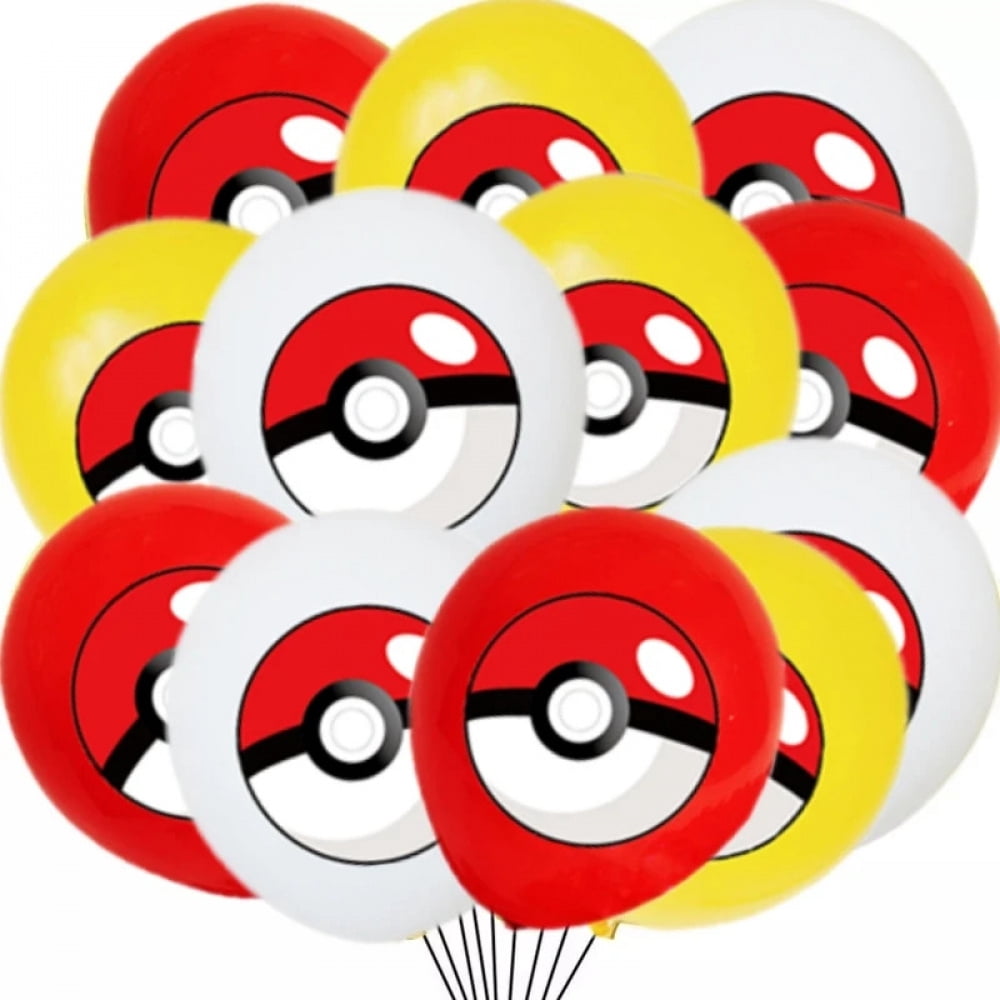 3/2/1Pack pokemon Latex Balloons Birthday Party Supplies Cartoon ...
