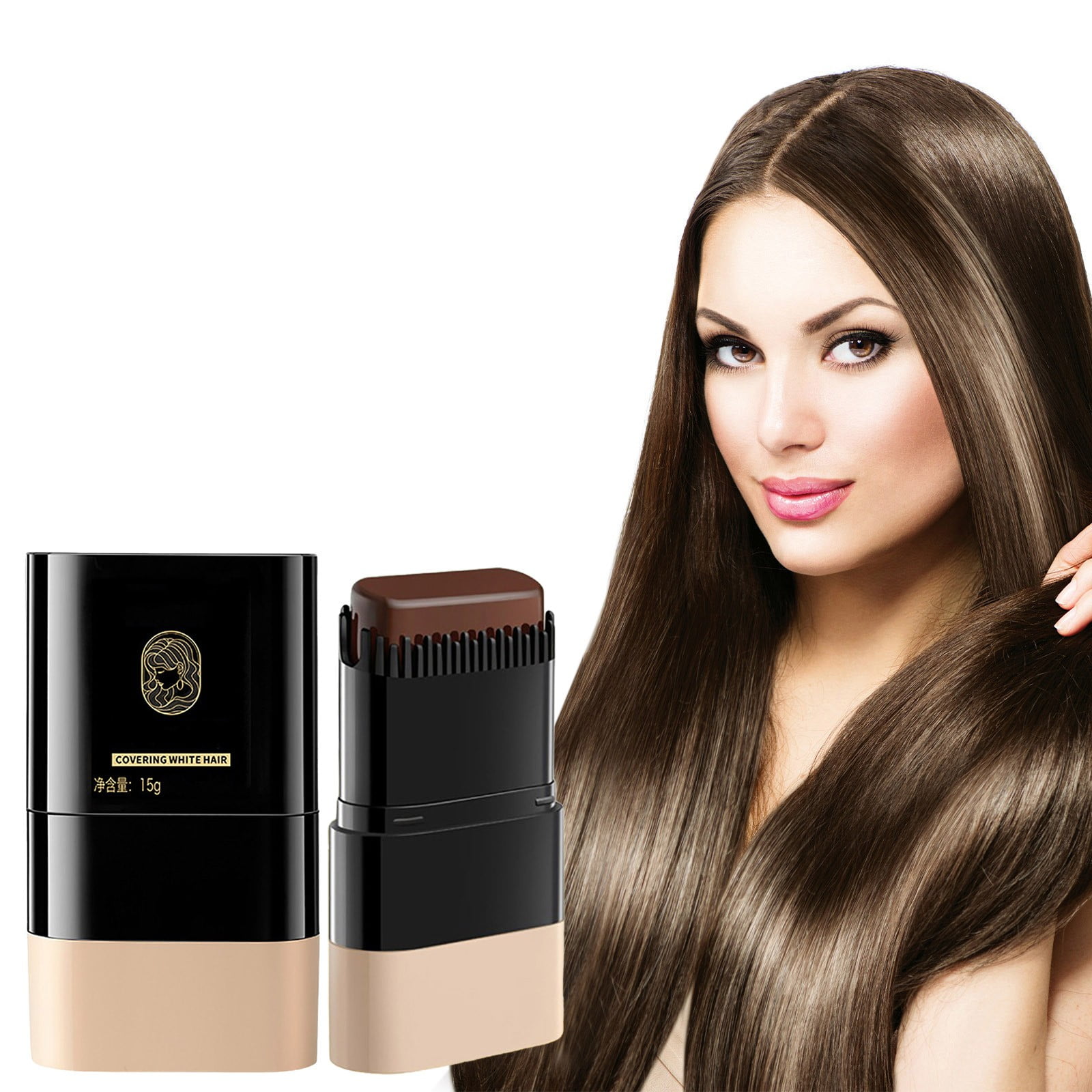 3/2/1pcs 2-In-1 Waterproof Hair Color Comb & Touch-Up Stick, Hair Dye ...