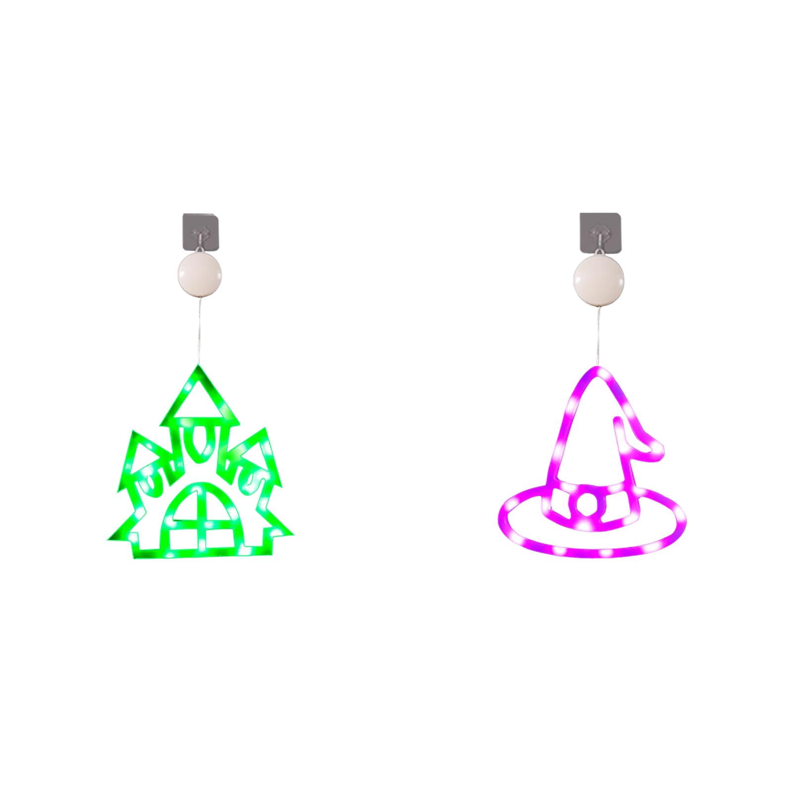 3/2/1pcs 2025 Hallo-ween Window Lights Decorations, LED String Lights ...